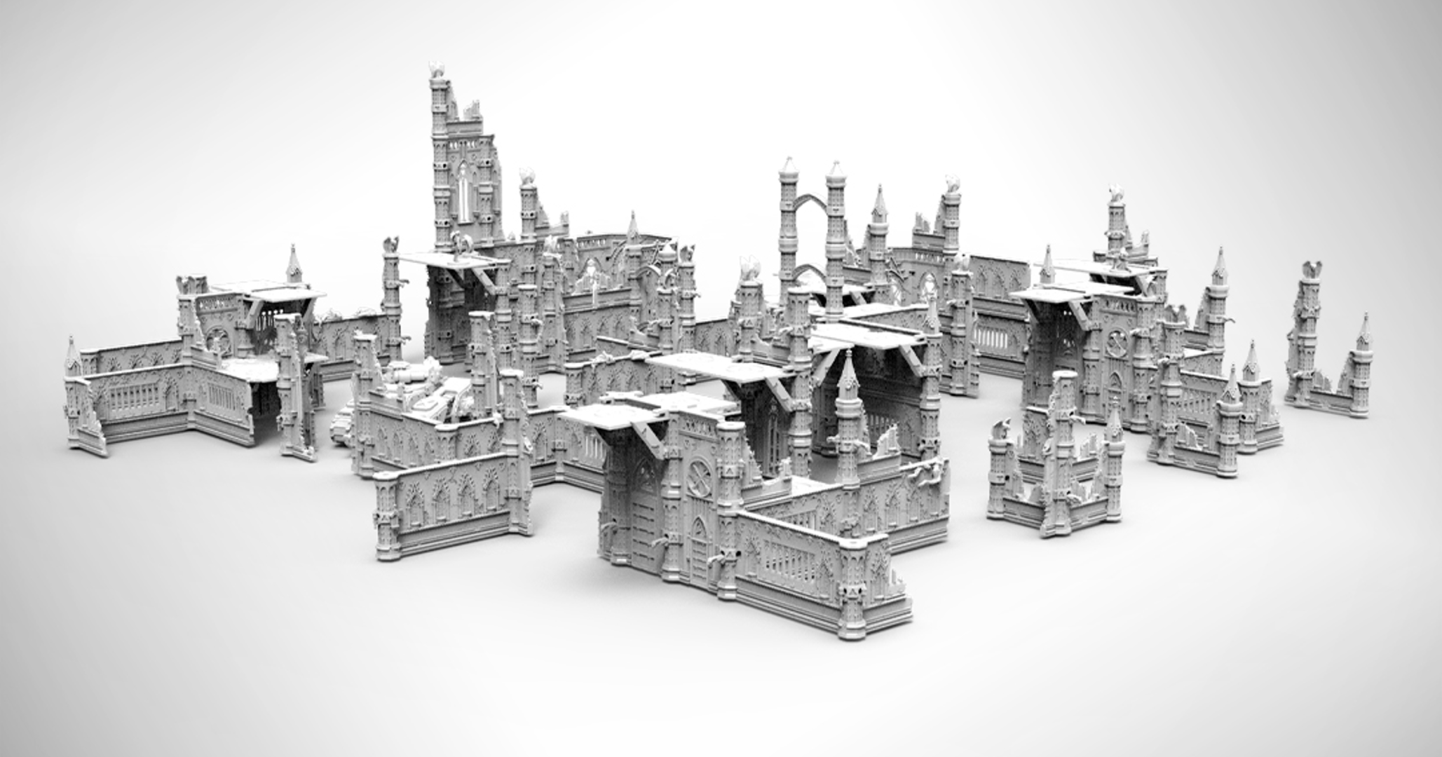 Rampart - Stylish and modular terrain by Archon Studio - Mass Battle ...
