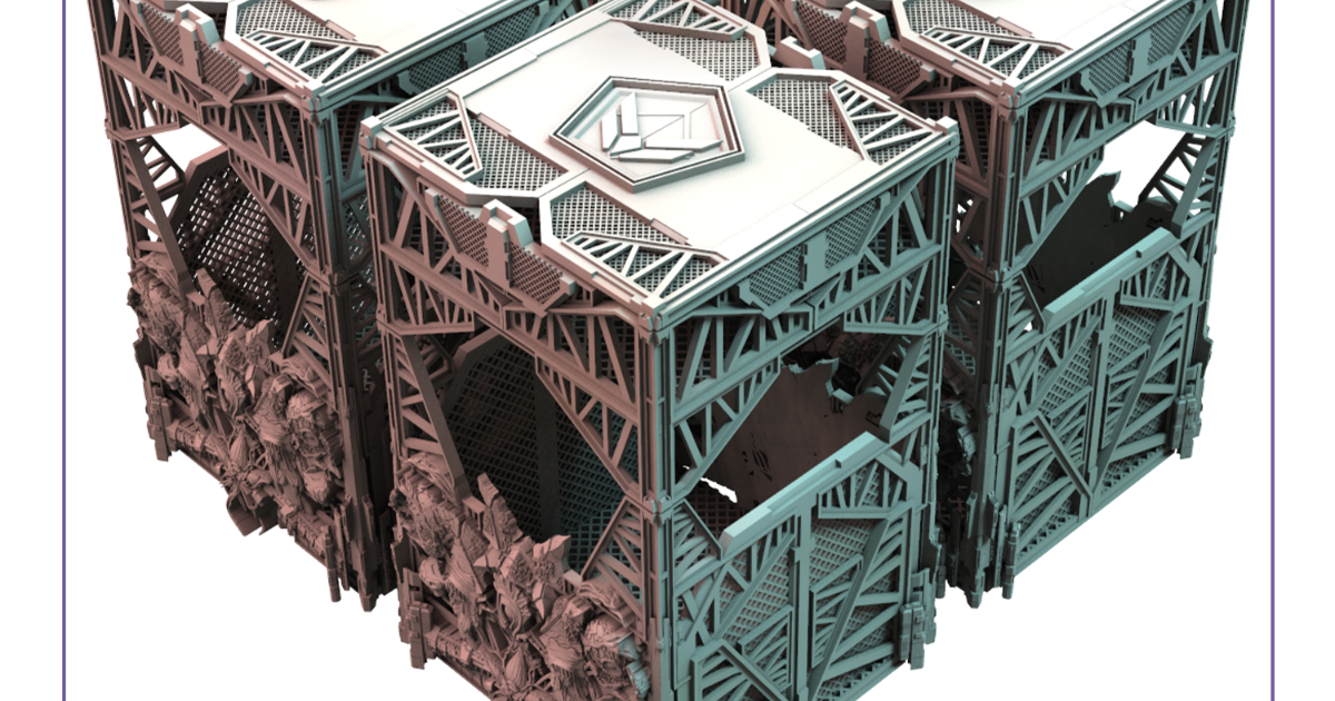 ISS Vanguard by Awaken Realms - Section boxes (sundrop) - Gamefound