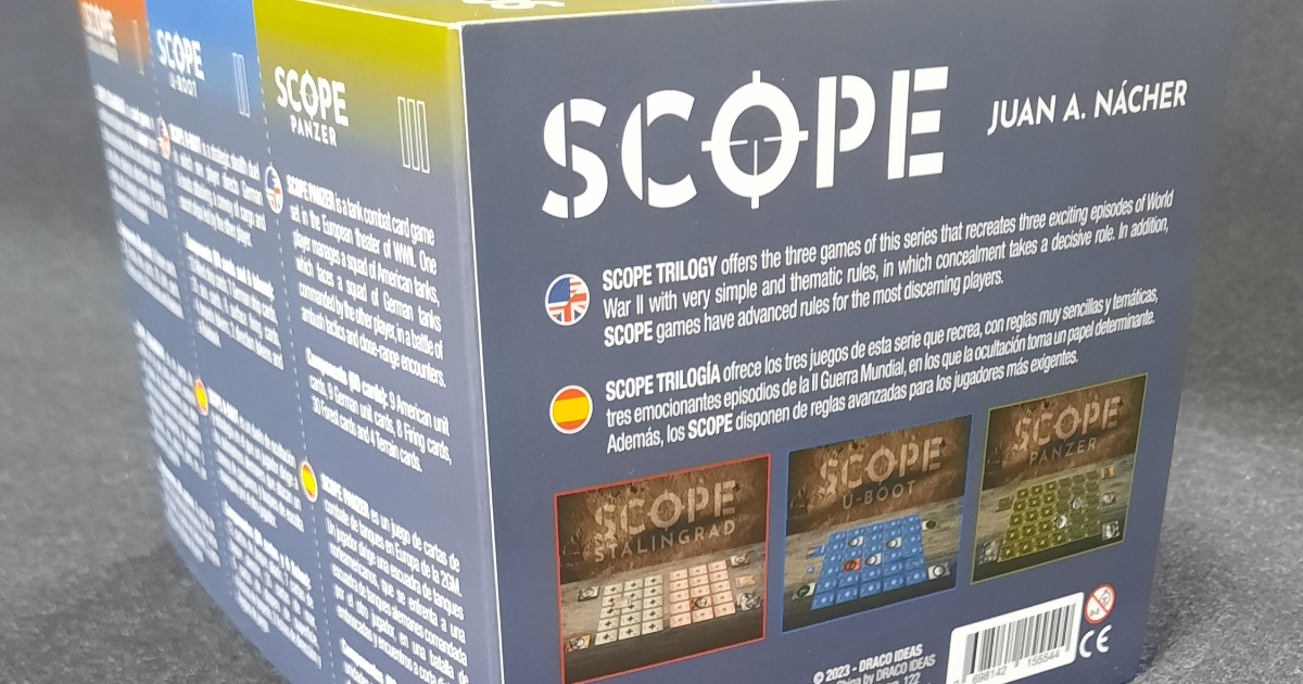 SCOPE Panzer & Trilogy by Draco Ideas - Many hours of fun in small boxes - Gamefound