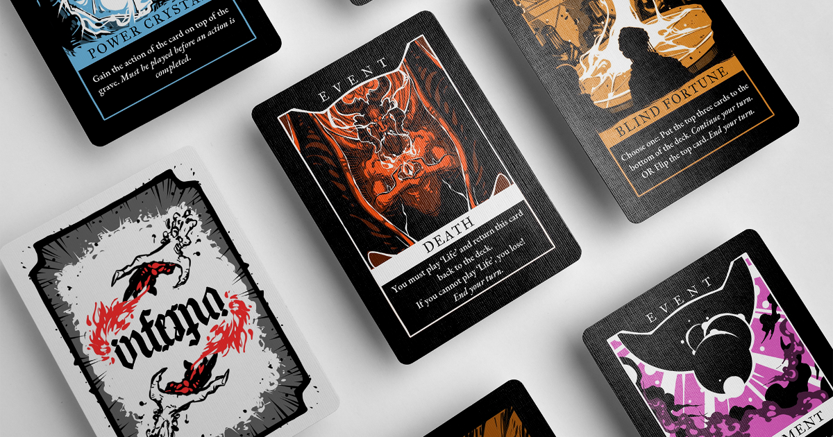 Inferno: Card Game by shiftylads - Card Showcase! - Gamefound