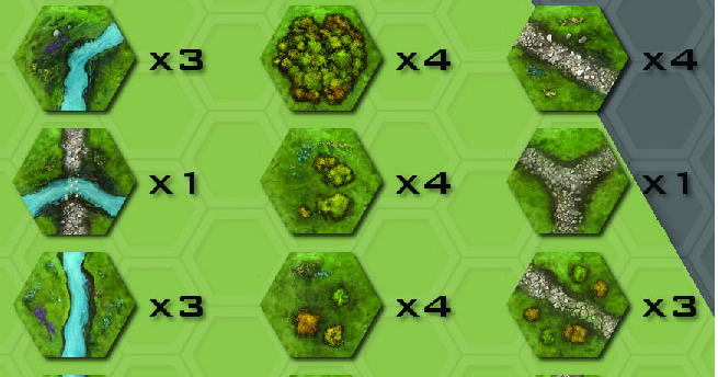 TerraTiles: Hexagon Terrain Tiles for RPGs and Wargames by Ravenkeep ...