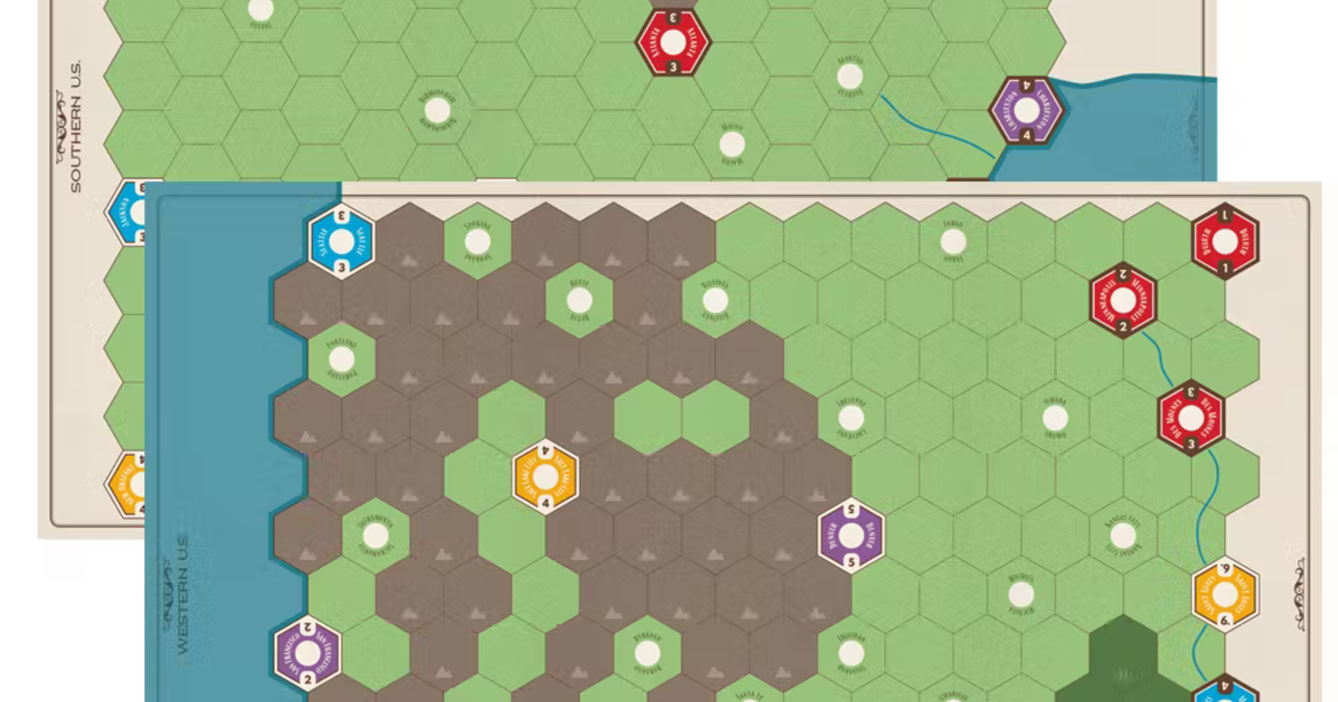 Age of Steam Deluxe: Expansion Volumes I, II & III by Eagle-Gryphon ...