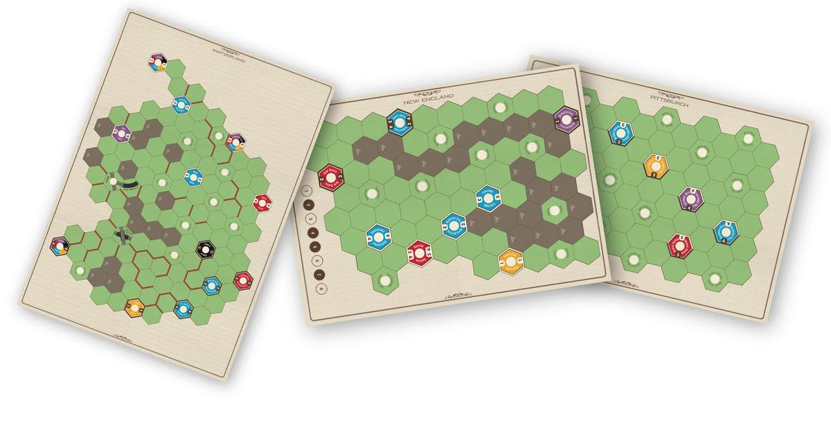 Age of Steam Deluxe: Expansion Volumes I, II & III by Eagle-Gryphon ...