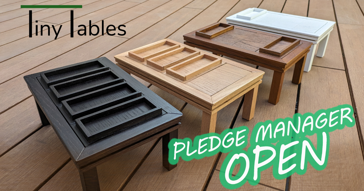 Tiny Tables by mesasparajuegos - Your pledge - Gamefound