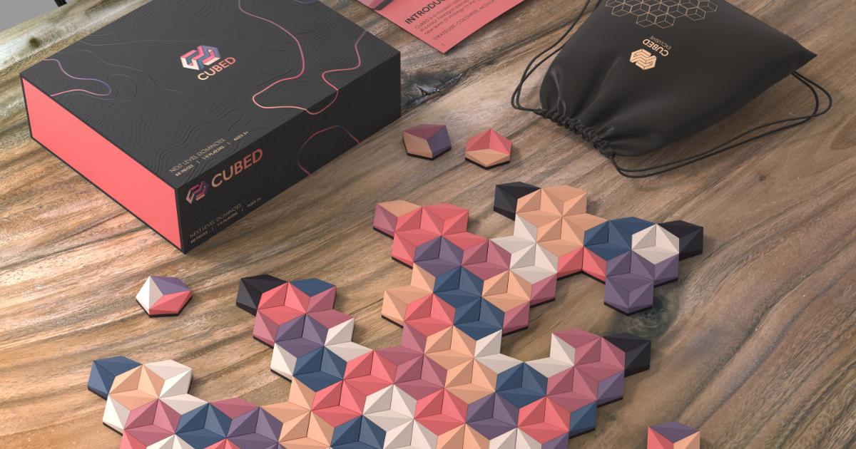 CUBED: NEXT LEVEL DOMINOES by Friendly Rabbit - CUBED The Game - Gamefound