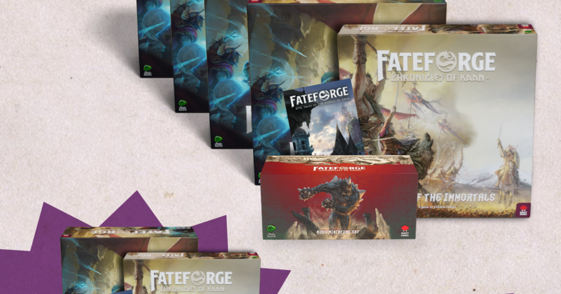 Fateforge: Chronicles of Kaan by Mighty Boards - The Emperor's Group Pledge - Gamefound