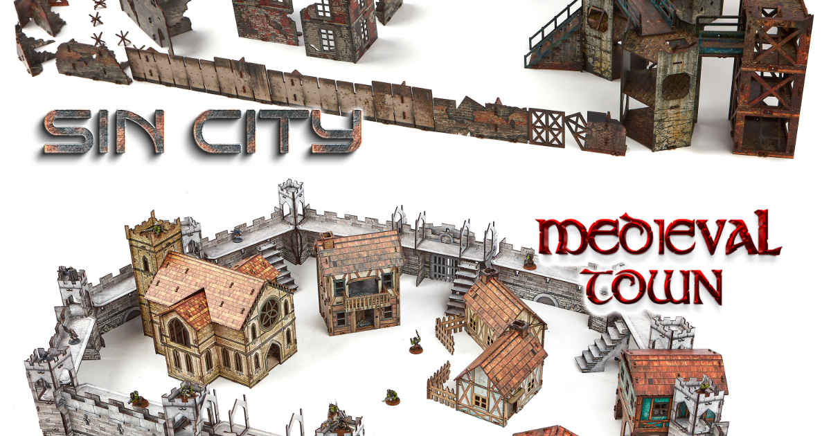 TERRAIN SYSTEMS - Platforms Buildings Obstacles by e-Raptor - MEDIEVAL ...