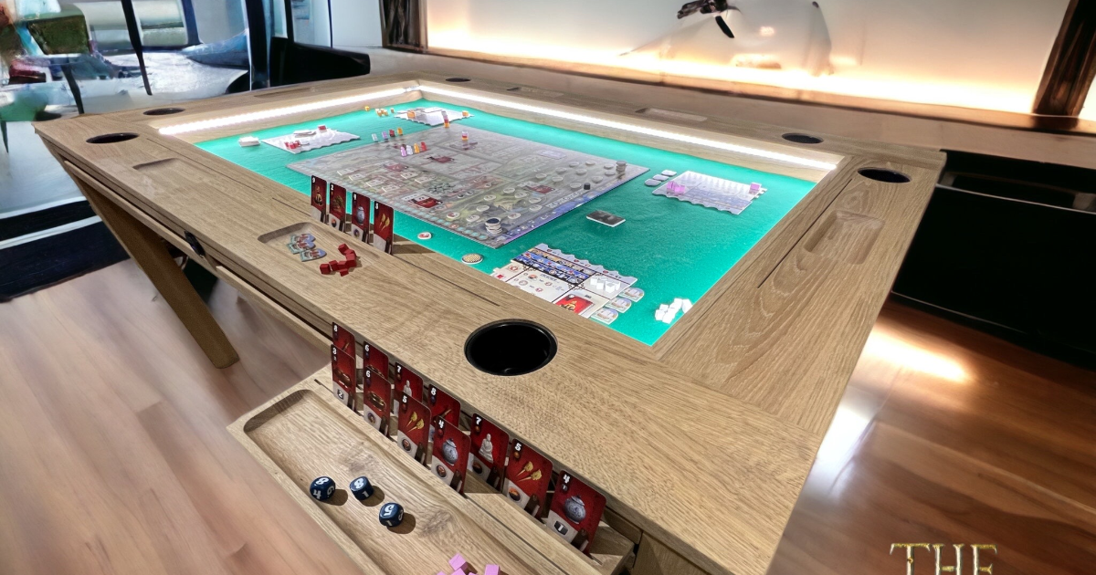 Tailor-made Board Game Tables by The Crown - Late Pledge Board game ...