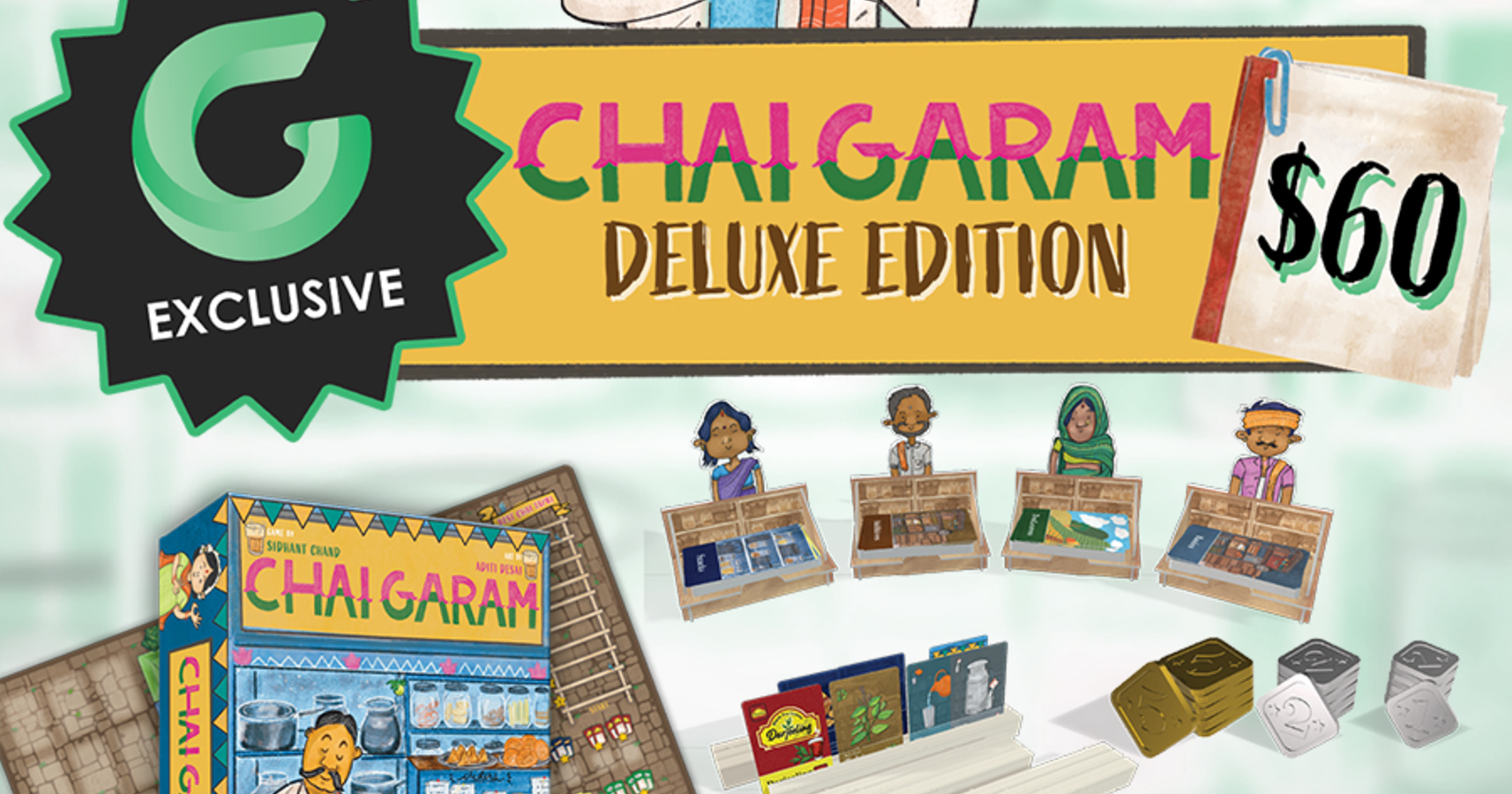 CHAI GARAM by MOZAIC GAMES - Early Bird Chai Lover (Deluxe) - Gamefound