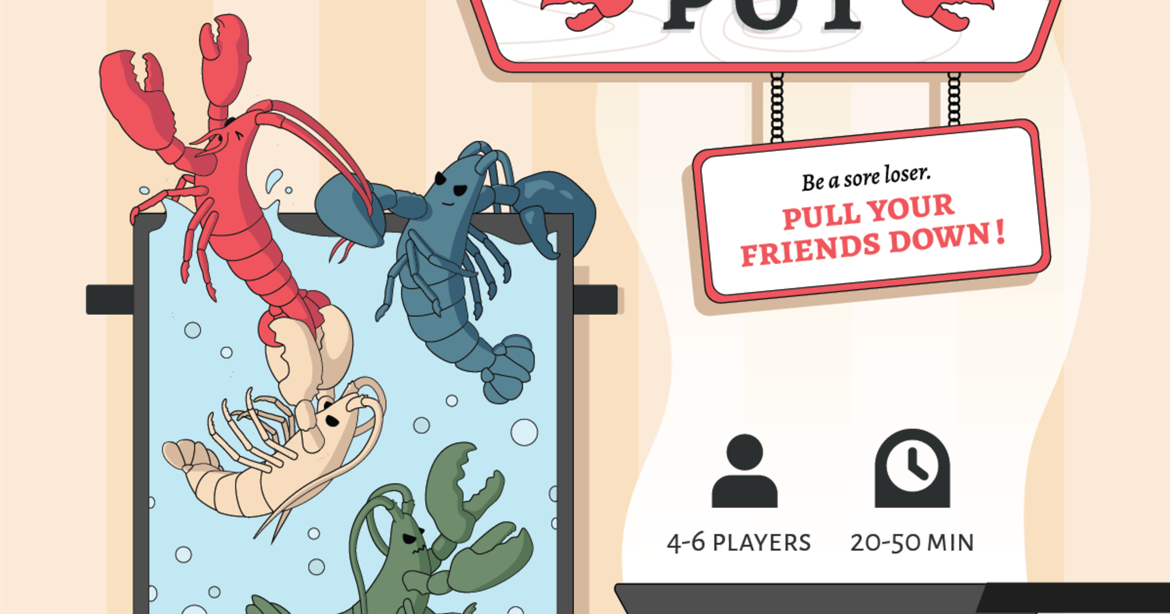 Lobster Pot: Be a Sore Loser. Pull Your Friends Down by Guardian Hippo ...