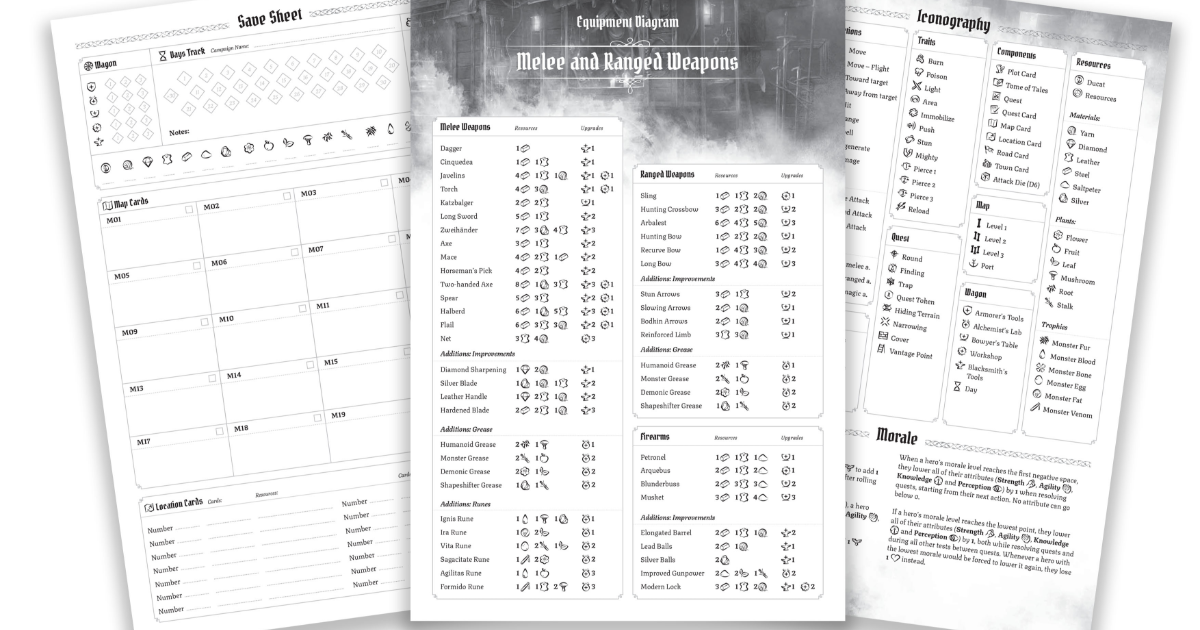 The Hunters A. D. 1492 by Officina Monstrorum - How to Play, Rules ...