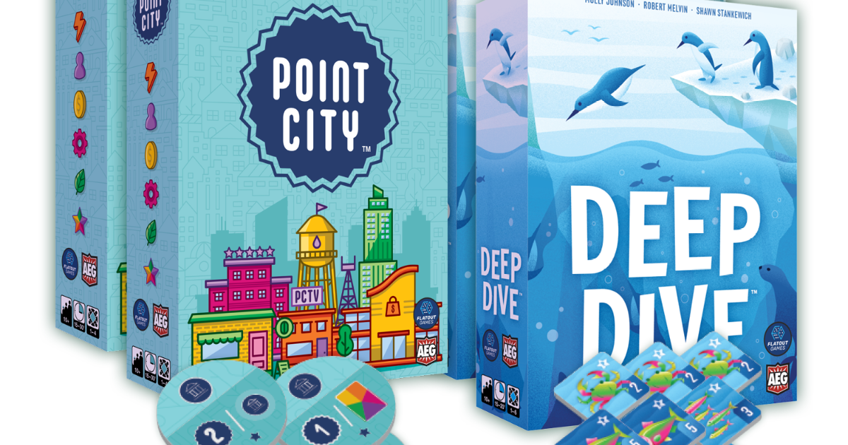 Flatout Games - 2023 releases by FLATOUT GAMES - Point City + Deep Dive - KS Editions X 2 ...