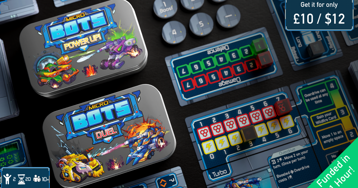 Micro Bots - Duel & Power Up by Prometheus Game Labs - Your pledge ...