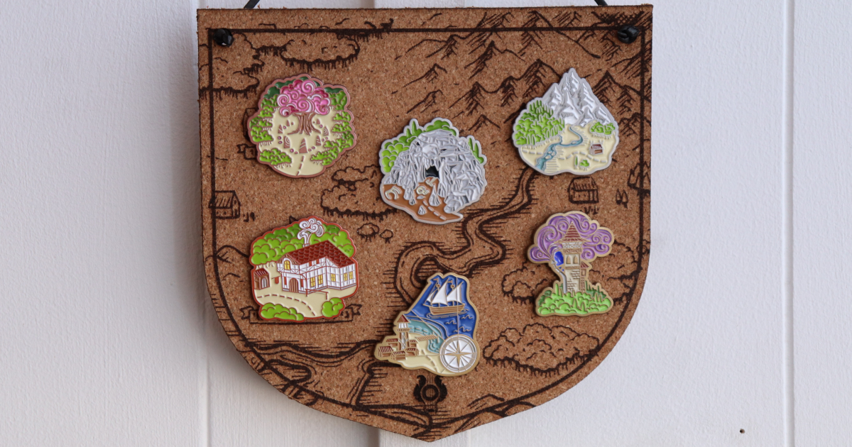 The Cartography Collection - Enamel Pins by The Speechless Bard - The ...