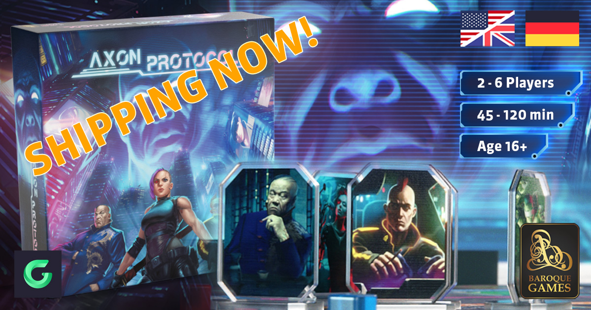 Axon Protocol by Baroque Games - Your pledge - Gamefound