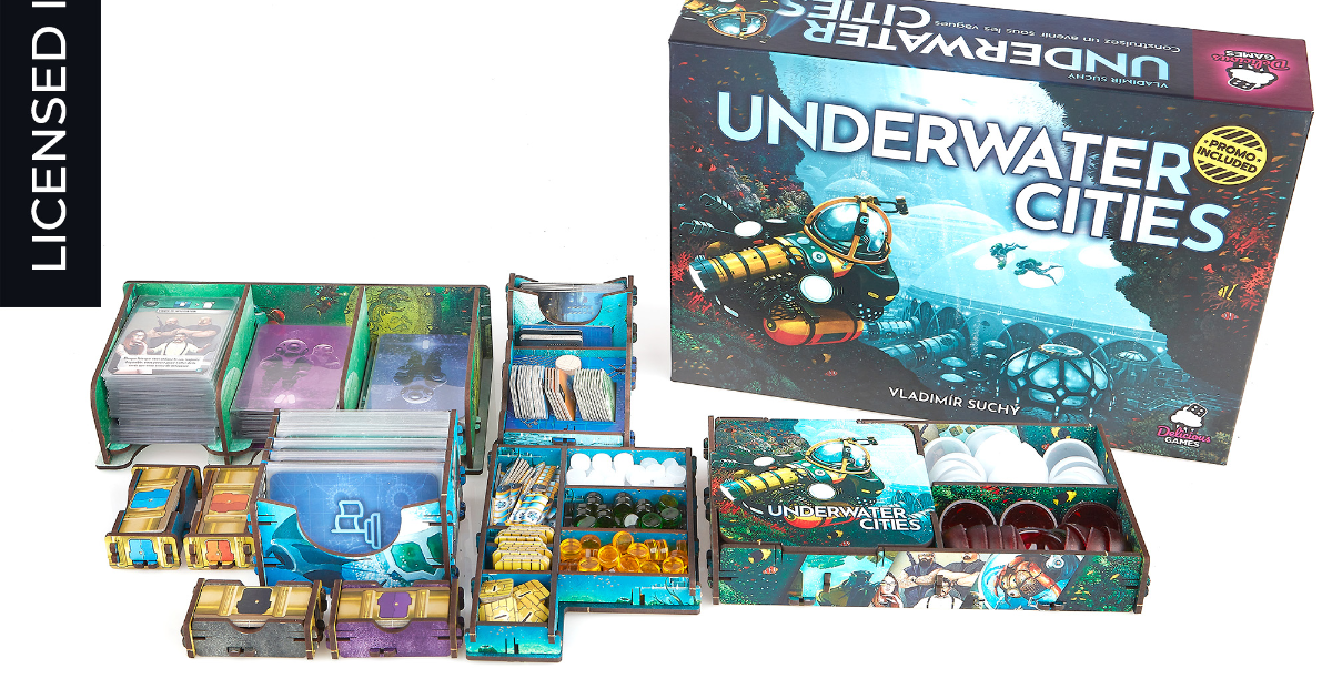 Colorful inserts with original artworks for popular games 2 by PolandGames - Insert Underwater ...