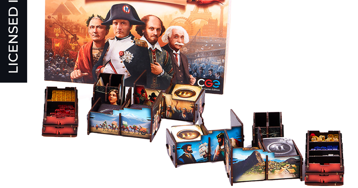 Colorful inserts with original artworks for popular games 2 by ...