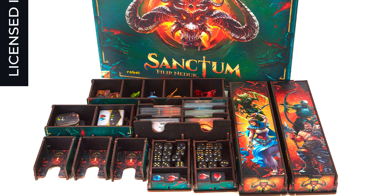 Colorful inserts with original artworks for popular games 2 by ...