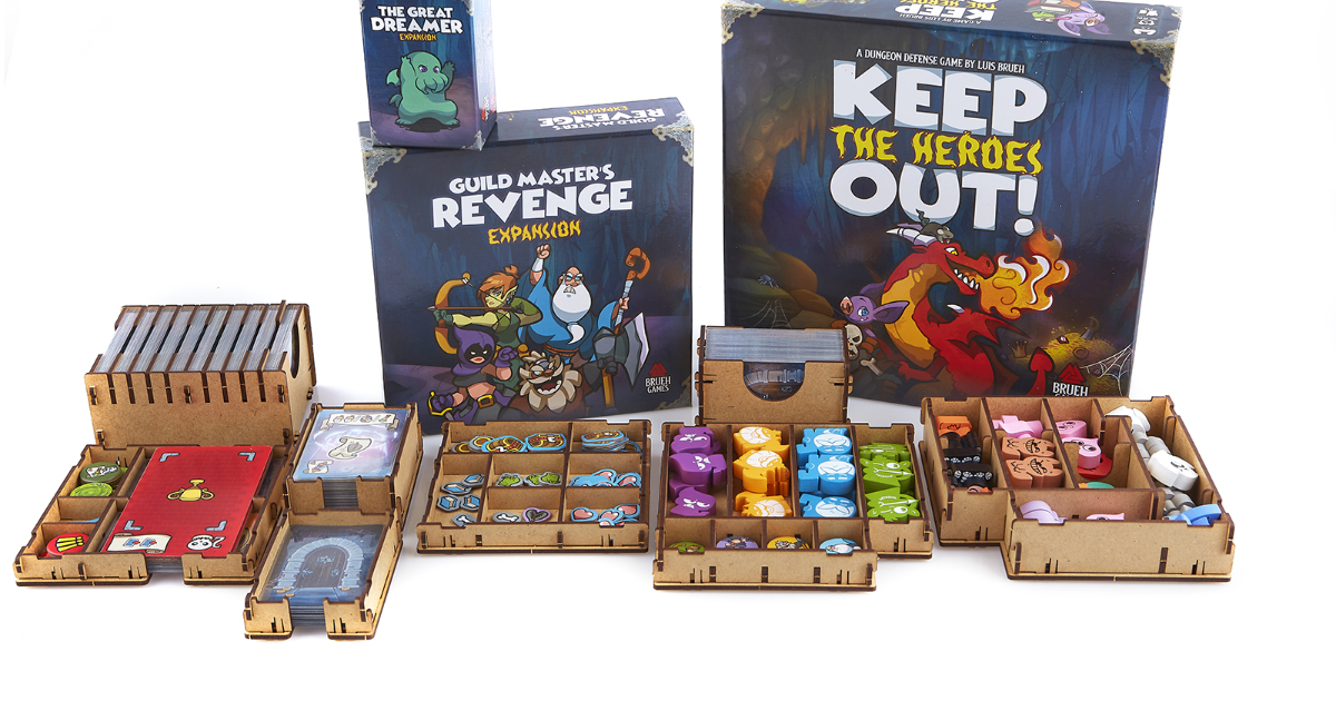 Colorful inserts with original artworks for popular games 2 by ...