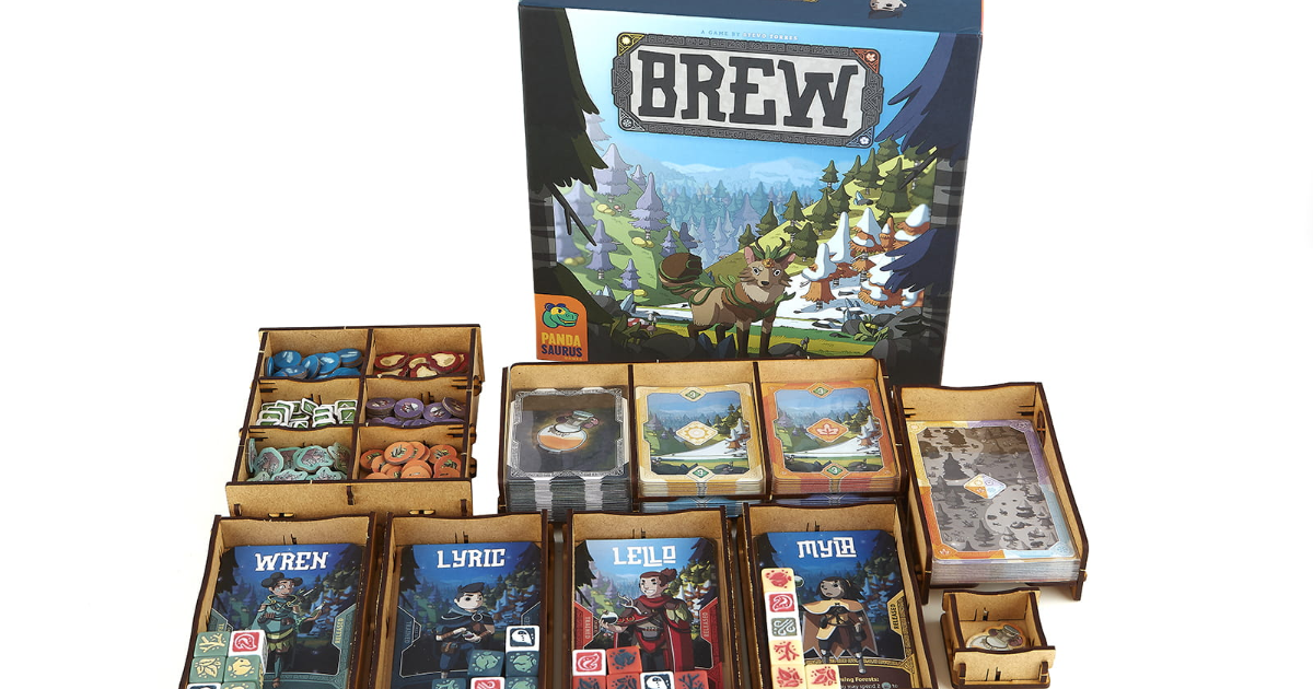 Colorful inserts with original artworks for popular games 2 by ...