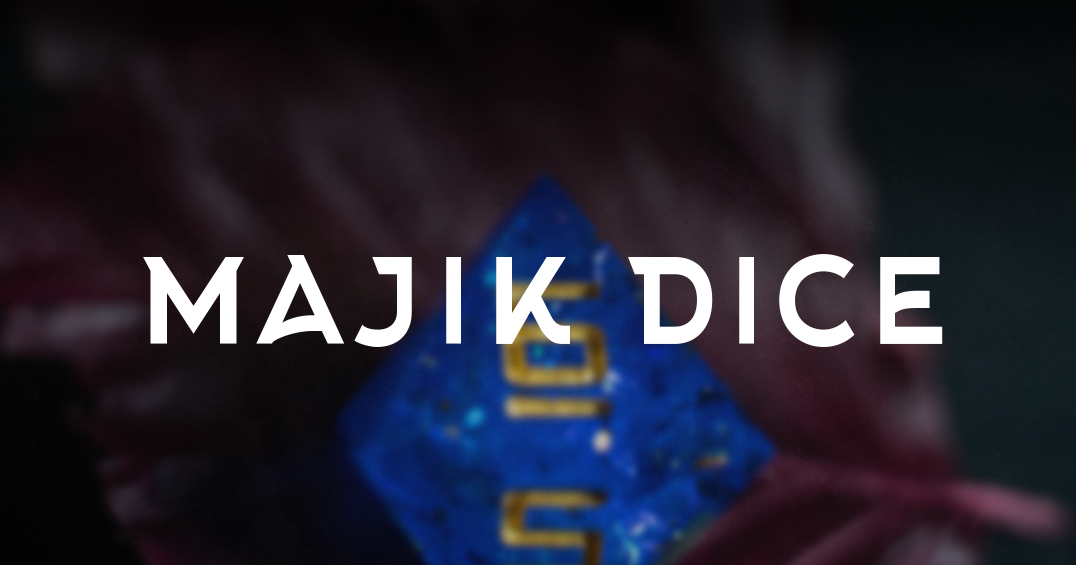 Majik Dice by Black Blossom Games - Photoshoot Done !! All Dice Set ...