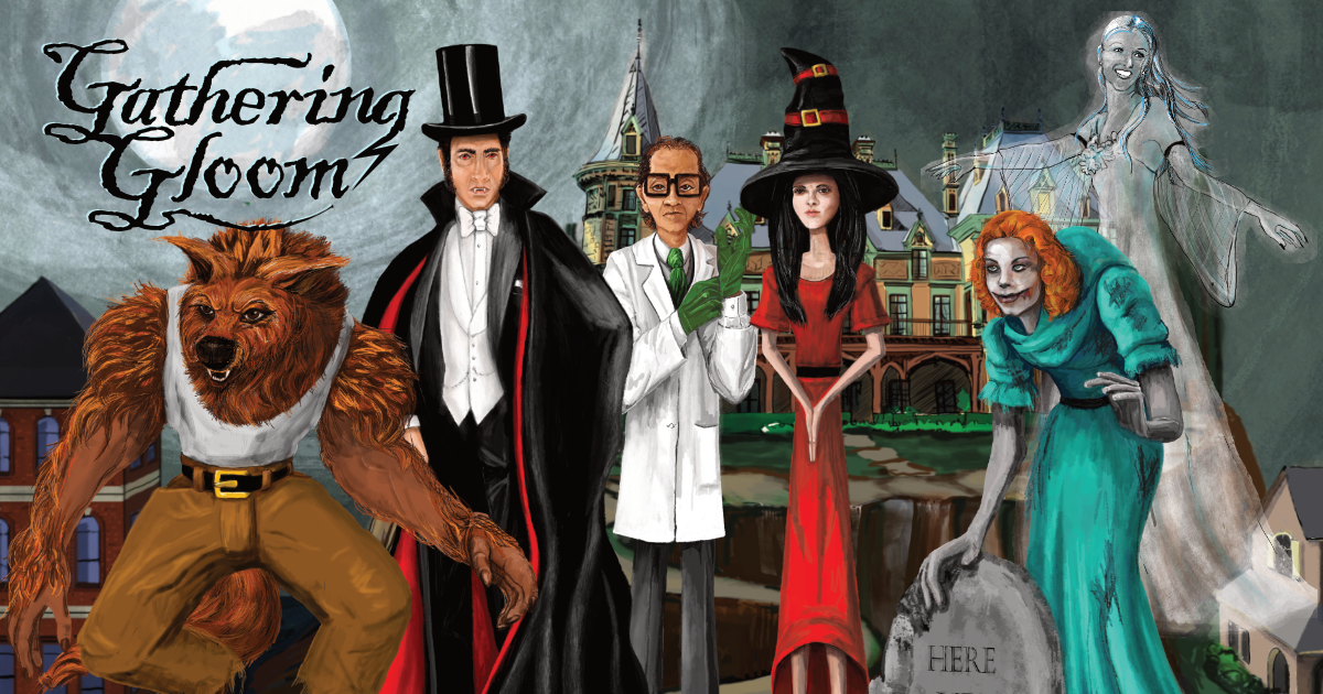 Gathering Gloom - A Killer Co-op Game for 1 to 5 Monsters by Dragon Phoenix Games - Gamefound