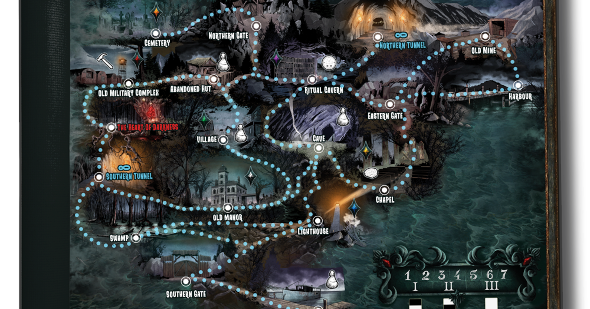 IN THE HEART OF DARKNESS by themoongrel - Neoprene Map - Gamefound IN THE HEART OF DARKNESS by themoongrel - Neoprene Map - Gamefound