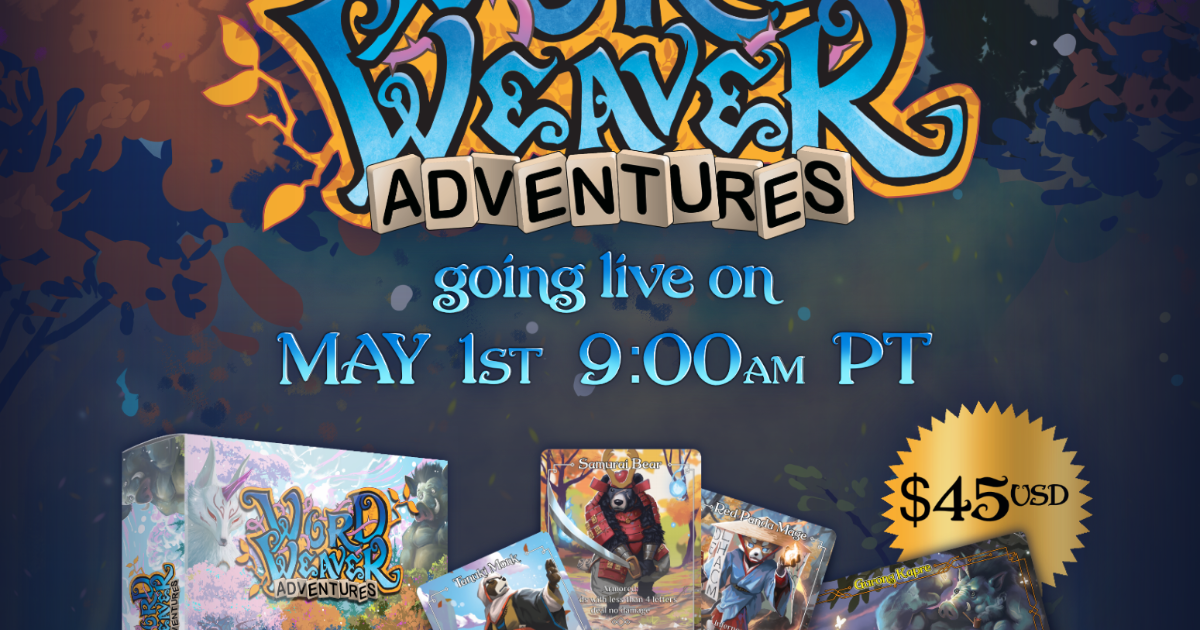 WordWeaver Adventures by jbirdgames - Launching Tomorrow!!! - Gamefound