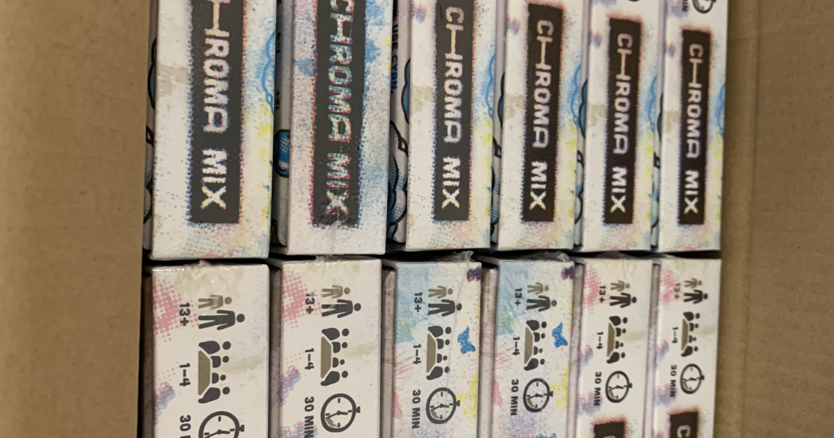 Chroma Mix by JayZee Games - Update 35: Games have Shipped! - Gamefound