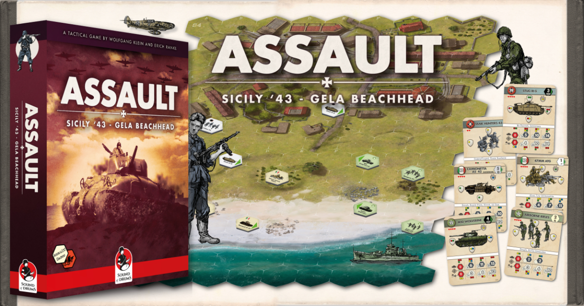 Assault Sicily 43 - Gela Beachhead by Assault! Games - Gamefound