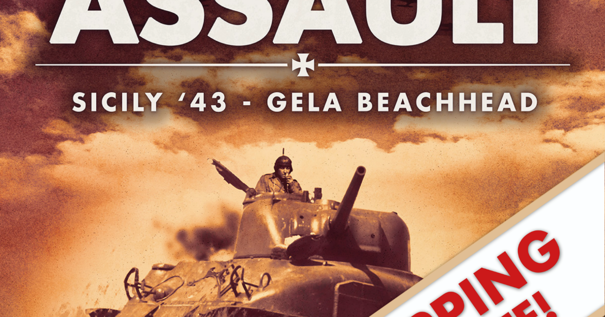 Assault Sicily 43 - Gela Beachhead by Assault! Games - Sicily 43 Shipment Update - Gamefound
