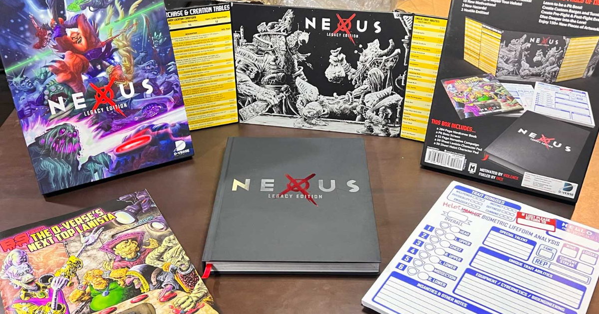 NEXUS: Legacy Edition Rulebook by D-Verse Publishing, LLC - Physical ...