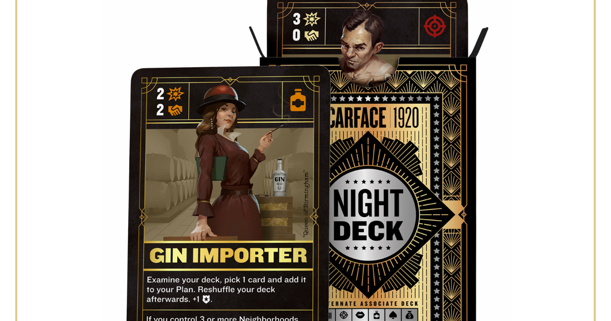 Scarface 1920: Bloody Business by Redzen Games - Night Deck - Gamefound