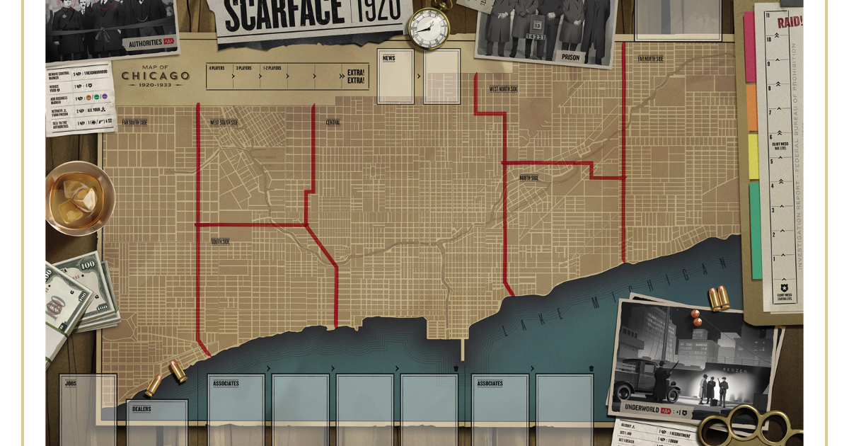 Scarface 1920: Bloody Business by Redzen Games - Original Playmat ...