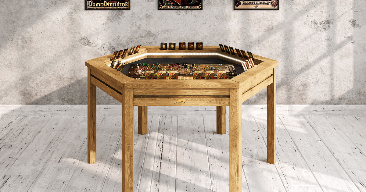 Gwen Board Game Table