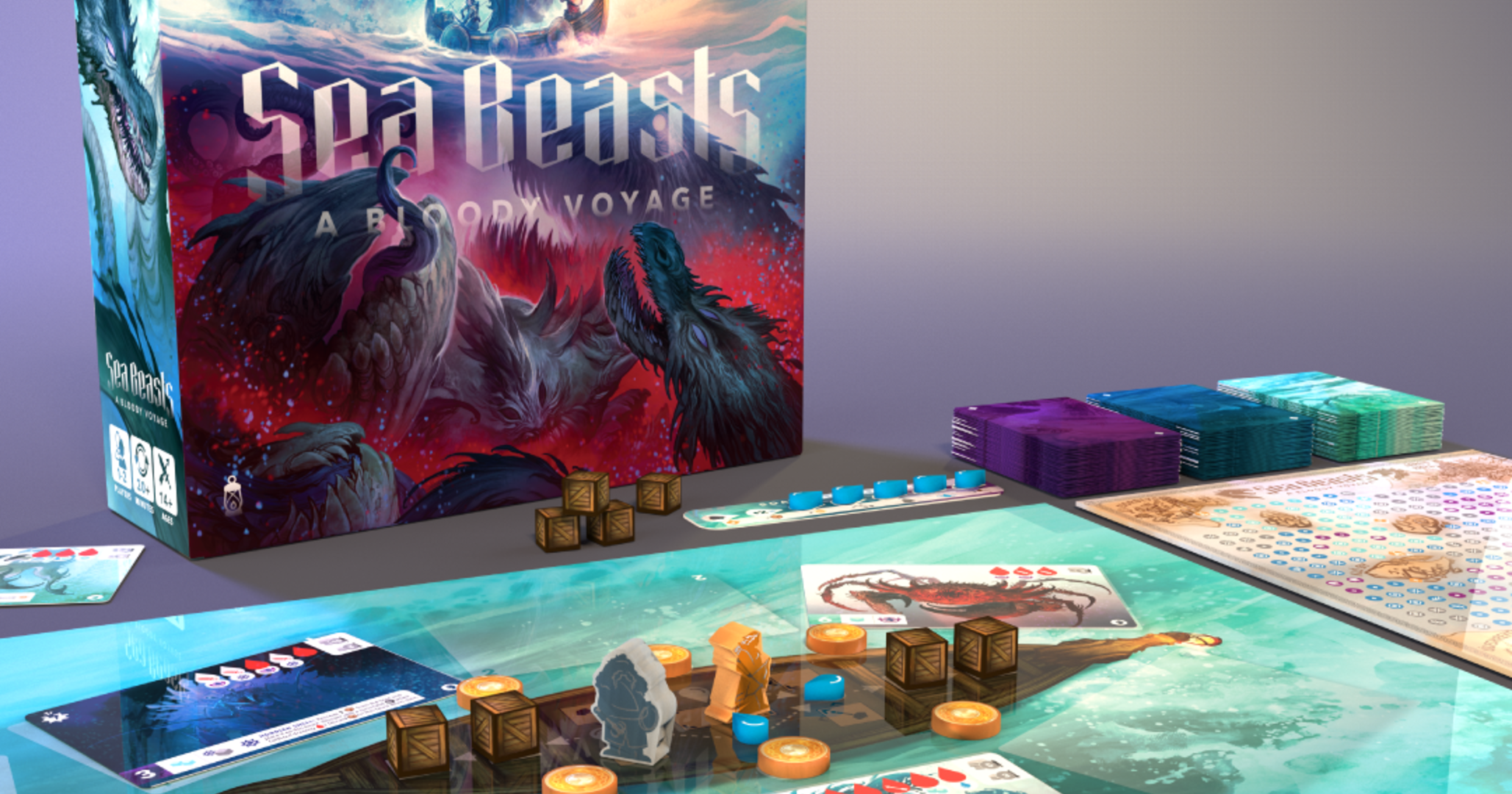 Sea Beasts by littlest lantern - Relaunching TOMORROW! - Gamefound