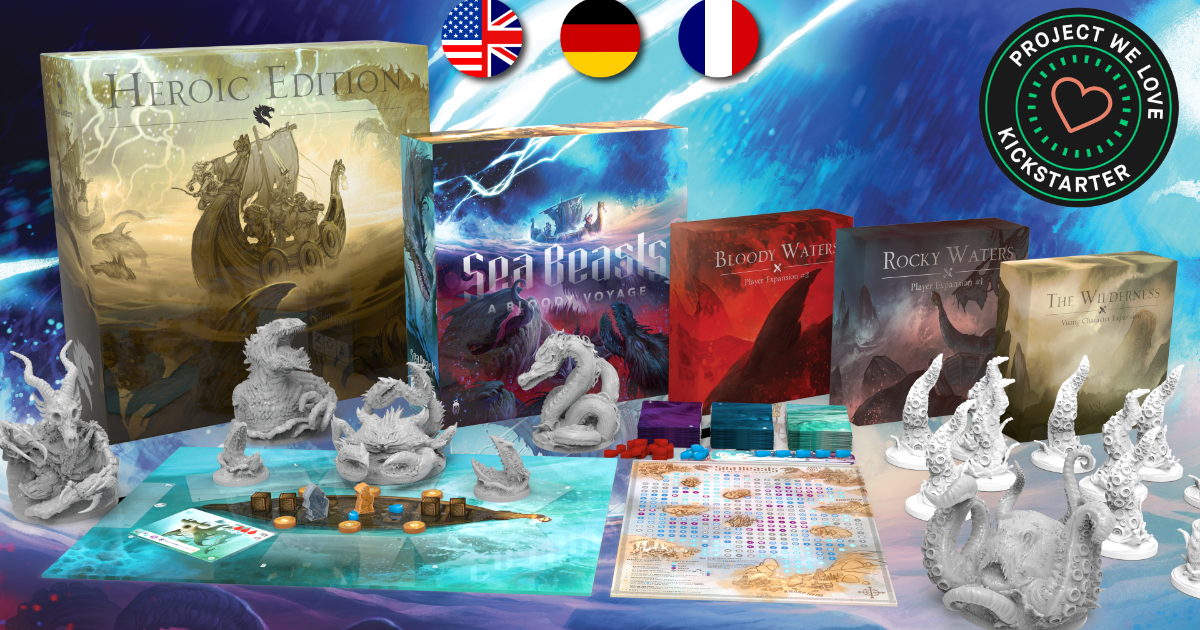 Sea Beasts by littlest lantern - LIVE ON KICKSTARTER! - Gamefound