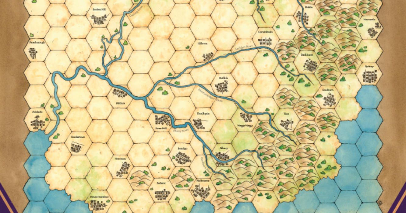 Steam Power by Wallace Designs - Map of Australia around the corner ...