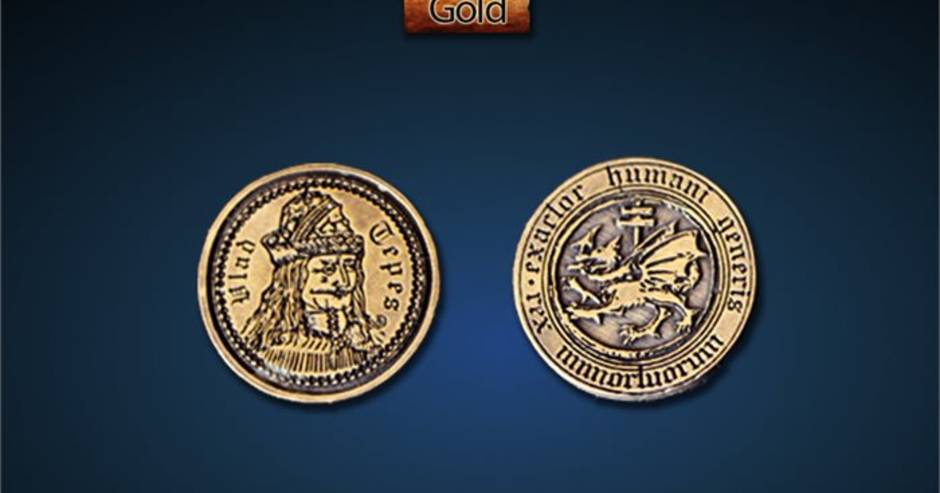 Legendary Metal Coins Season 5 by Drawlab - Vampire Gold Coins - Gamefound