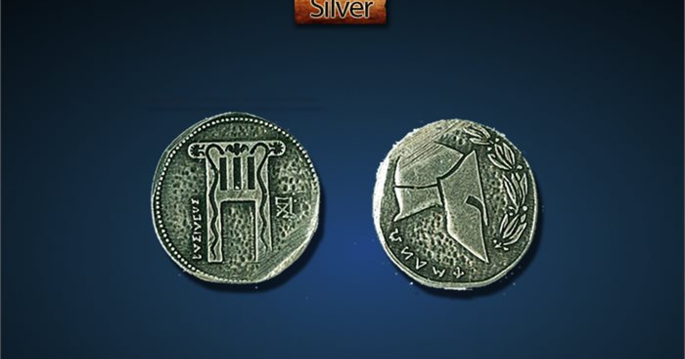 Legendary Metal Coins Season 5 by Drawlab - Spartan Silver Coins ...