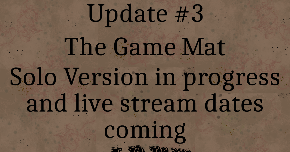 Tomes of Arkham by Marti - Game Mat, Solo and Streaming! - Gamefound