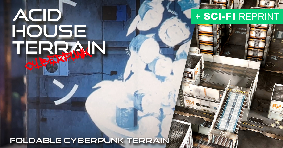Acid House Terrain - Foldable Worlds by Màrius Colomer - Gamefound