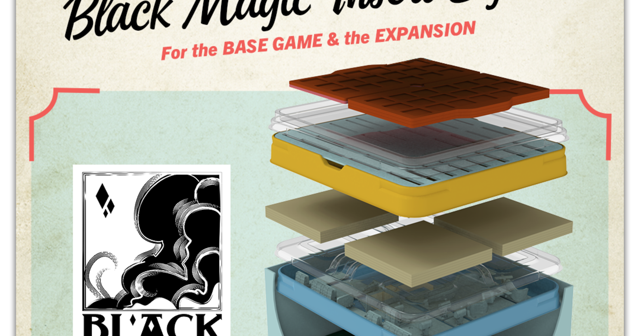 Food Chain Magnate: Special Edition by Lucky Duck Games - Bonus Unlock! Black Magic Insert ...