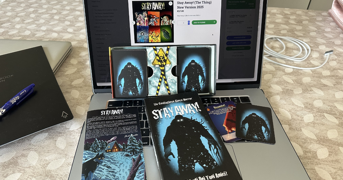 The Maniac by Escape Studios Games - Stay Away! All Rulebooks! - Gamefound