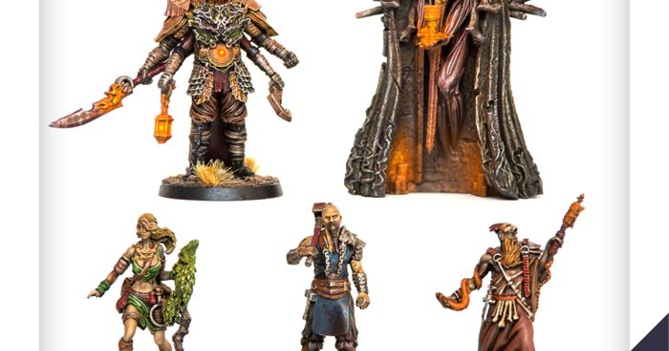 Tainted Grail by Awaken Realms - Painted Grail pledge models (set ...