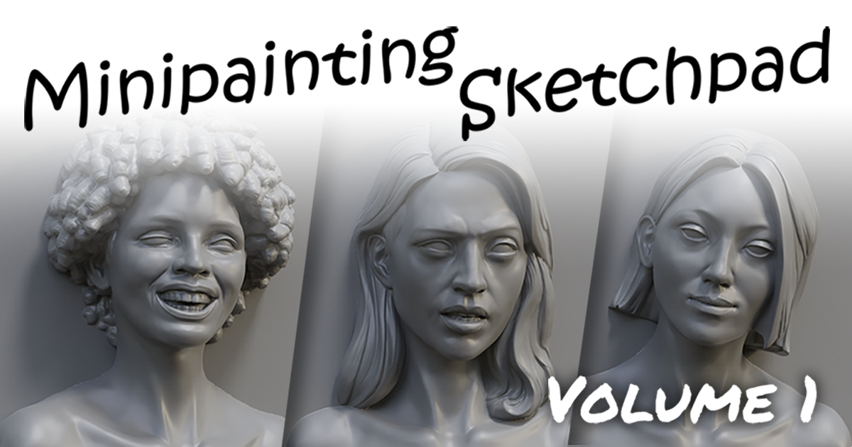 Minipainting Sketchpad Volume 1 by Minipainting Sketchpad - Gamefound