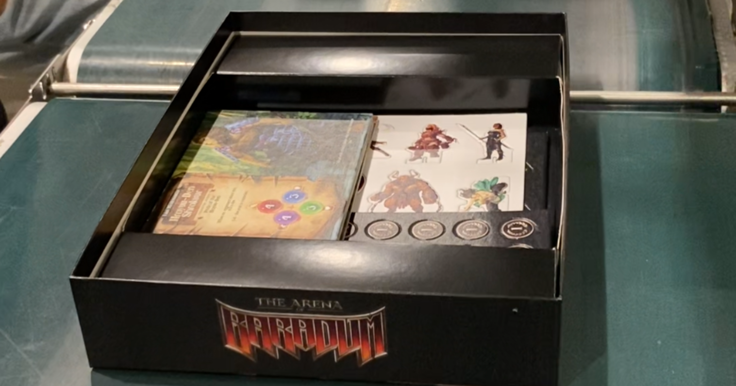 The Arena of Baradum by Horned Toad Games - Update #7: Finished Production & Pledge Manager ...