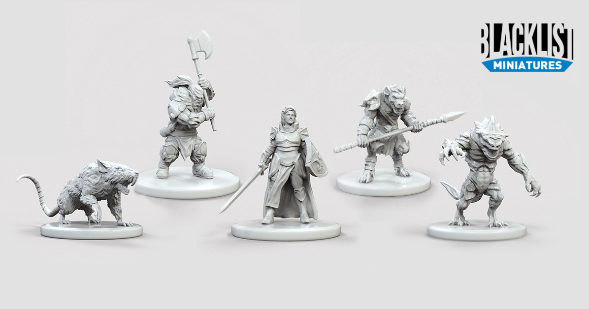 Blacklist Miniatures: Fantasy Series 1 by Blacklist Games LLC - October ...
