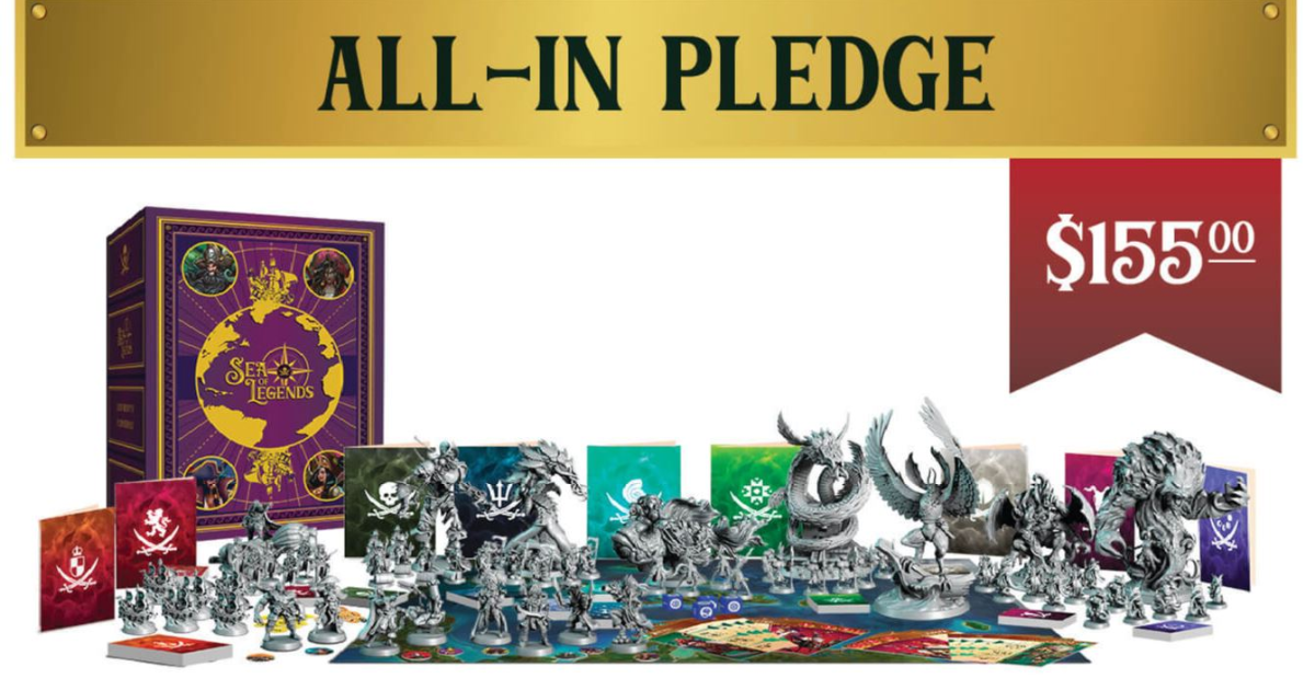 Sea of Legends by Zachary Weisman - EU ONLY: All-In Pledge - Gamefound