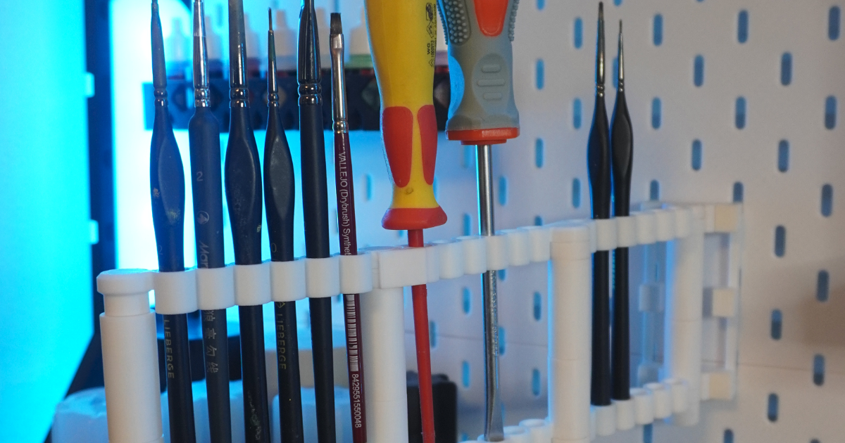 Master Painter - Modular 3D Printable Paint Rack by 3DOtakuPrints - New ...